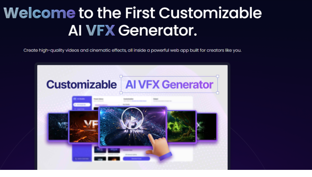 VFX AI Studio Review – The First Modifiable AI Video Generator - My ...